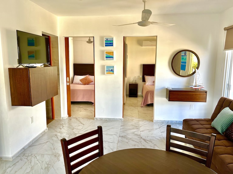 Beautiful Apartment With Balcony, Pool, Roof Top In Punta Sur At Casa Ama 2 - 穆赫雷斯島