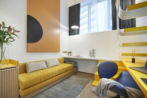 Loft (1) | Minibar grátis, cofre no quarto, cortinas/cortinados opacos 