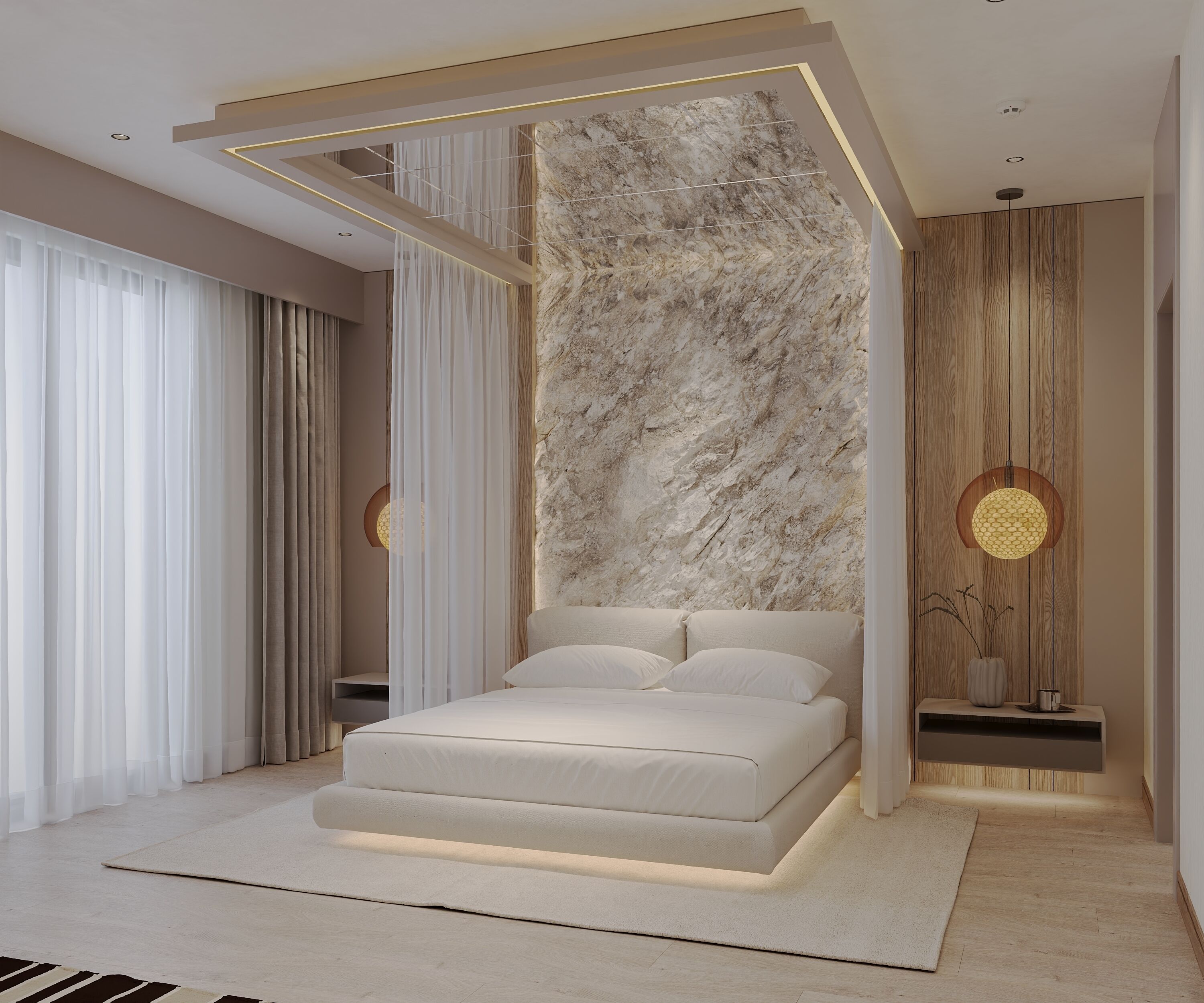 Suíte real, 1 cama King, para fumantes | Roupas de cama de algodão egípcio, roupas de cama premium, frigobar