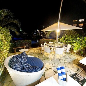 Apartamento | Opções para refeição ao ar livre