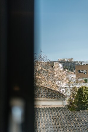Suíte estúdio (Queen Acropolis View) | Vista do quarto