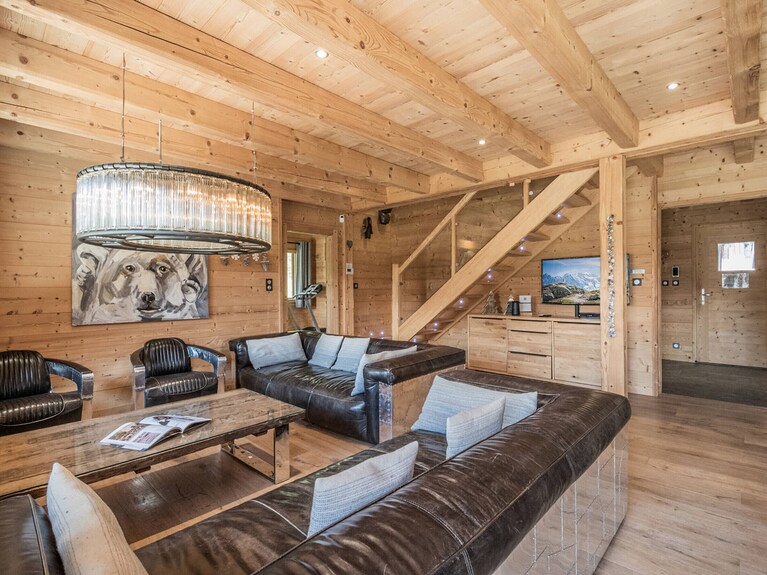 Modernes 4-sterne-chalet, 11 Pers., Sauna, Parkplatz - Argentière