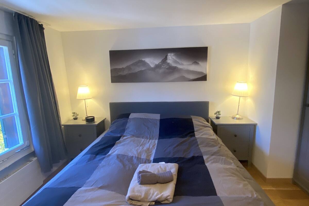 Edredões de penas, minibar grátis