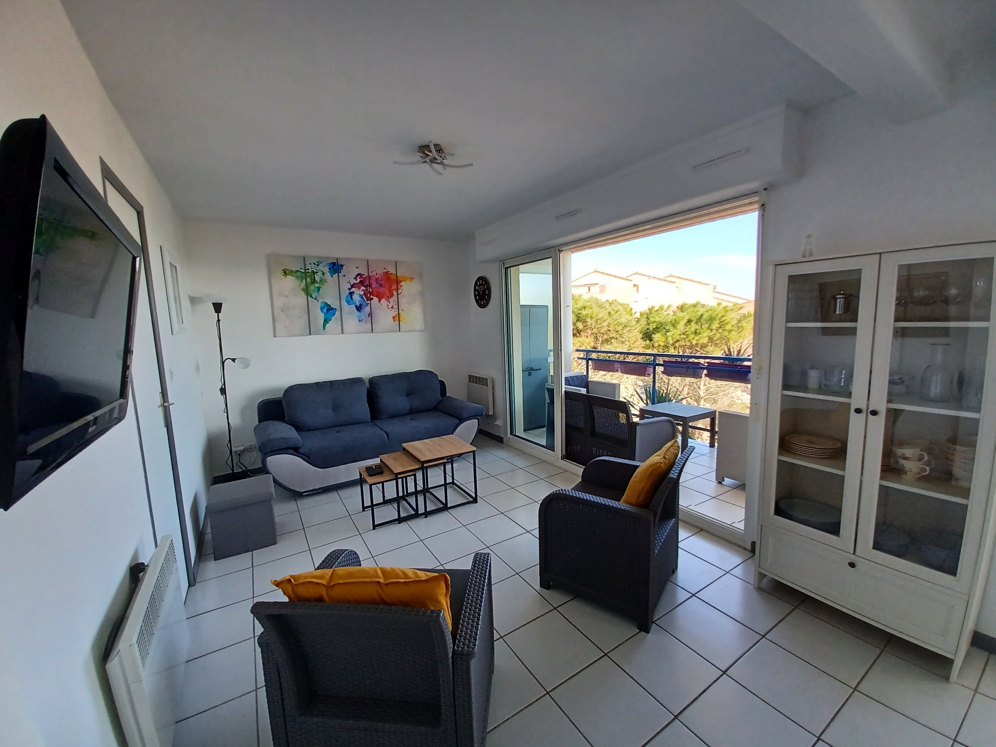 Plain-pied 6 Personnes, Terrasse 20m2, Piscine, à 5 Minutes De La Plage, Wifi - Saint-Pierre-la-Mer