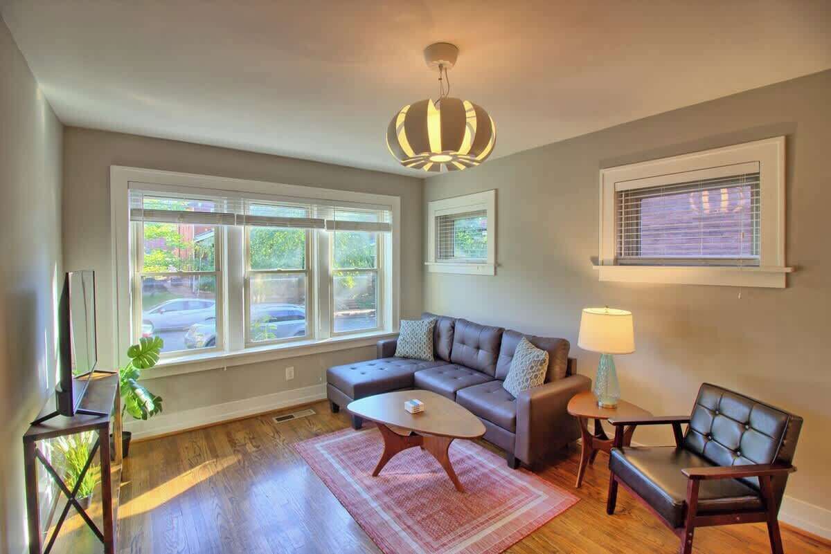 Stunning Minimalist Gem | Fenced Backyard + W/d - Kirkwood, MO