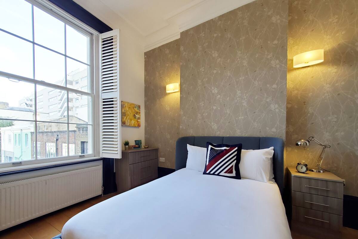 Apartamento de Luxo | 1 quarto, lençóis de algodão egípcio, roupa de alta qualidade 