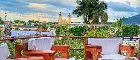 Terraço no piso superior