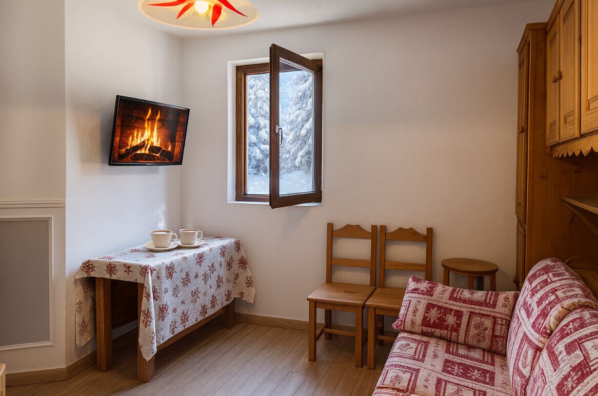Studio Cosy Avec Balcon Vue Mont Blanc, Parking - Les Houches