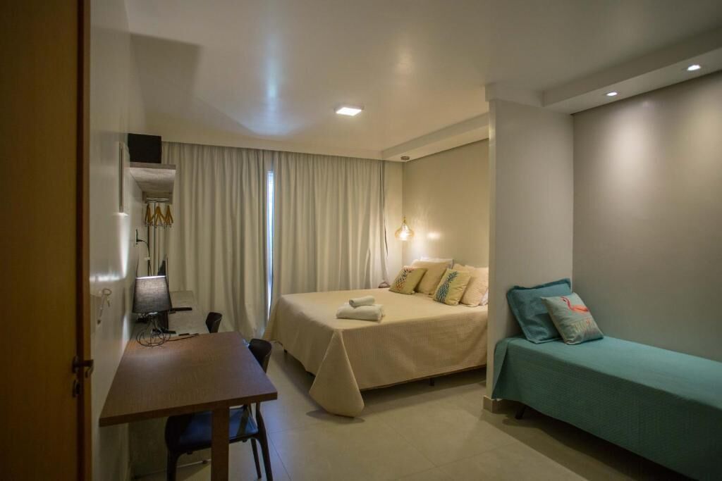 Minibar, quartos insonorizados, Wi-fi grátis, roupa de cama fornecida 
