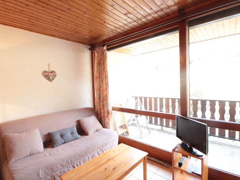 Studio 4 Pers, Centre Village, 450m Télécabine, Balcon, Casier à Skis, Animaux Acceptés - Les Carroz d'Arâches