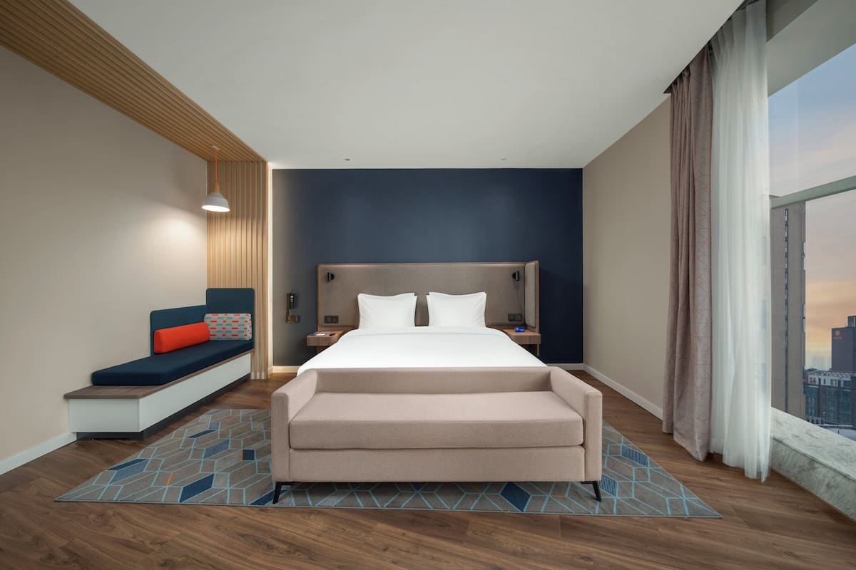 Quarto, 1 cama king-size, acessível