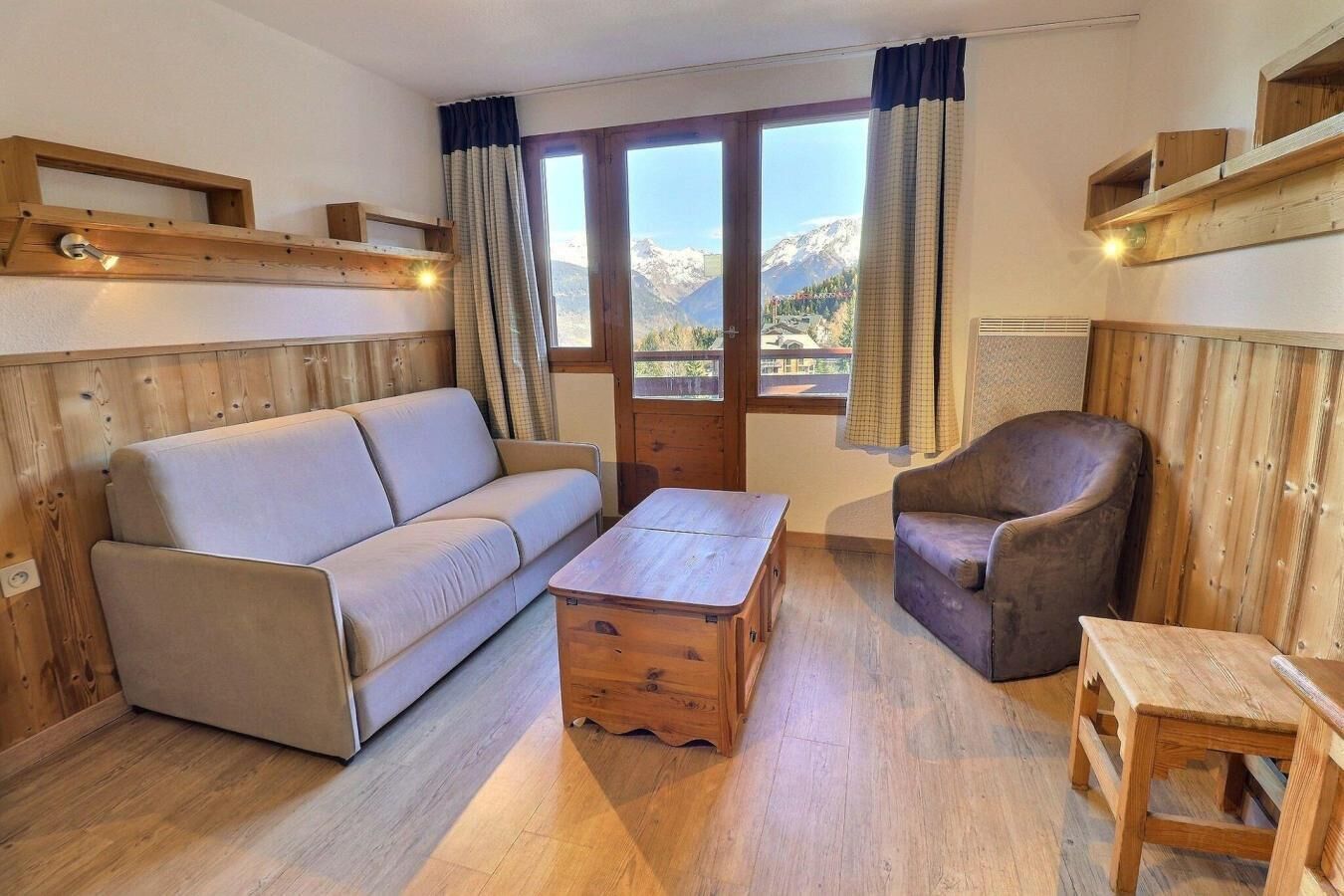 À 10m Des Pistes De Ski, 9ème éTage, Balcon, Casier à Ski, 31m², La Tania - Courchevel