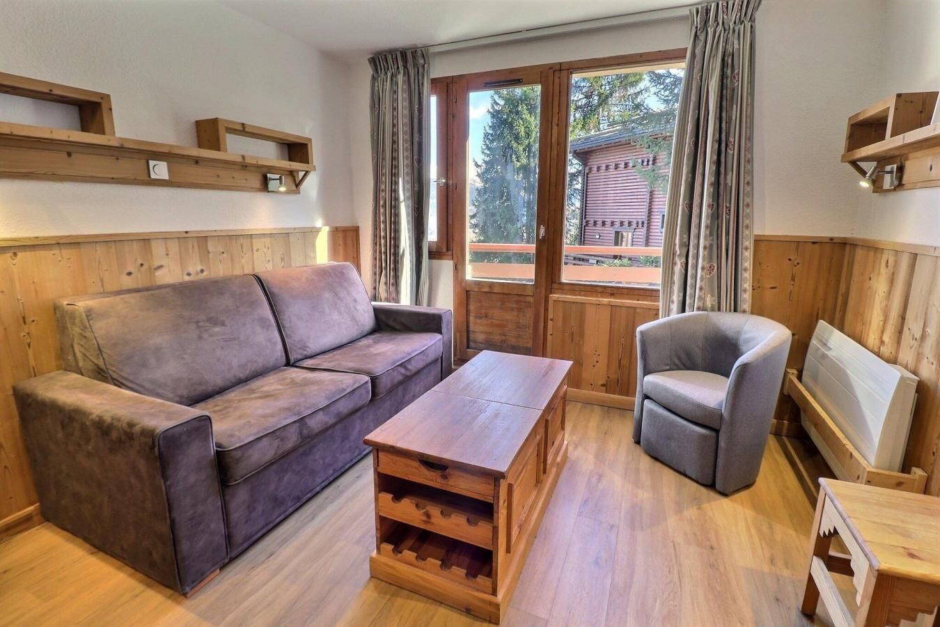 10m From Ski Slopes, 9th Floor, Balcony, Ski Locker, 31m², La Tania - 꾸흑슈벨