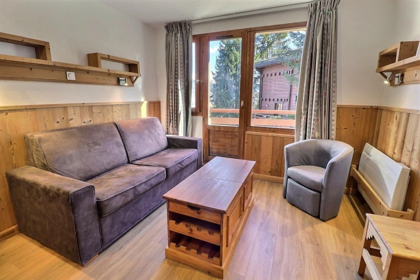 10m From Ski Slopes, 9th Floor, Balcony, Ski Locker, 31m², La Tania - 꾸흑슈벨