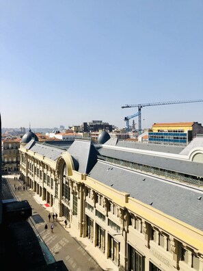Vista para a cidade desde o alojamento