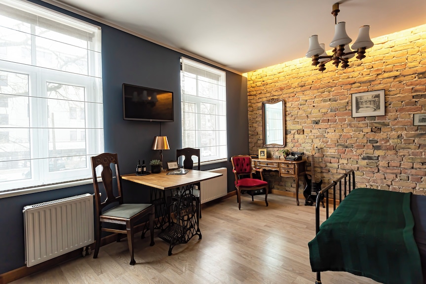 Vintage Apartments Black / Free Parking - Riga