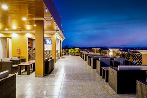 Terraço no piso superior