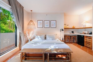 Quarto Duplo Signature, várias camas, terraço | Vista do quarto