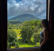 Bungalow Deluxe, 1 cama king-size, vista para a montanha, junto à montanha | Roupa de alta qualidade, Wi-fi grátis, roupa de cama fornecida 