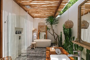 Vila | Banheiro | Produtos de toalete grátis, secador de cabelo, toalhas de banho