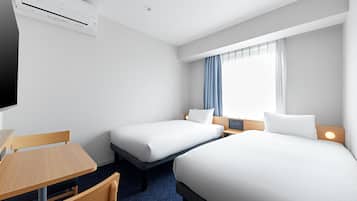 Quarto Twin Standard, não fumadores | Wi-fi grátis, roupa de cama fornecida