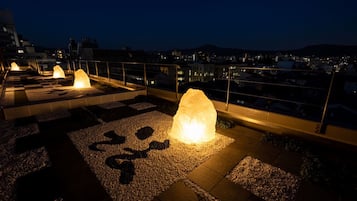Terraço no piso superior