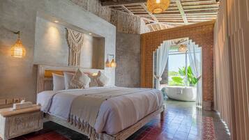 Villa Exclusiva | Cofre no quarto, secretária, cortinas/cortinados opacos, Wi-fi grátis