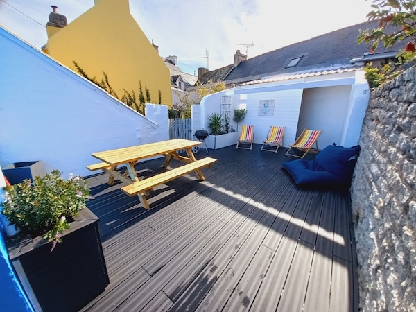 Maison Au Calme Près De La Plage - Guilvinec