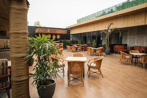 Terraço no piso superior
