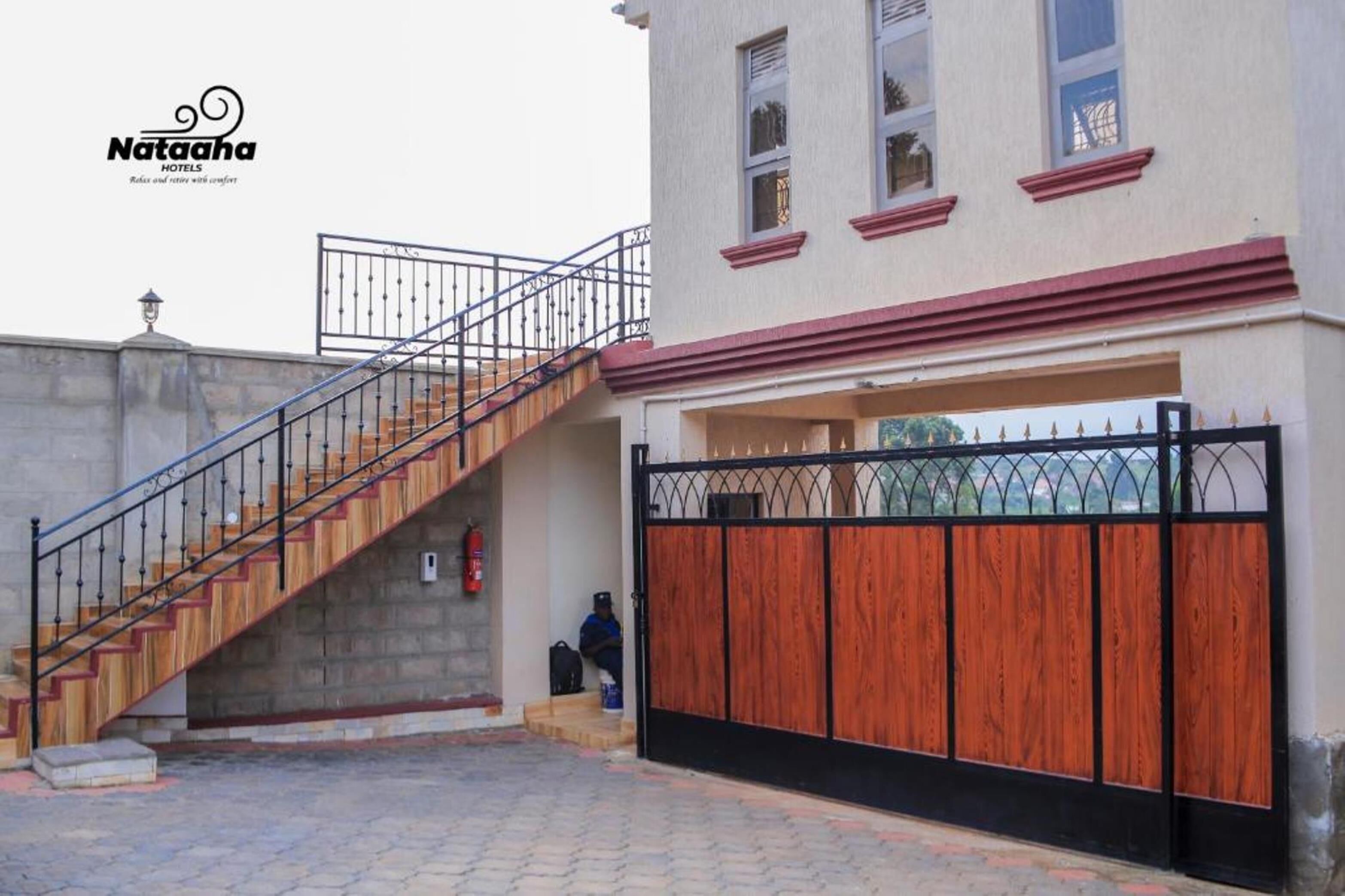 Entrada do alojamento