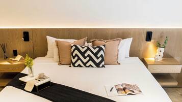 Apartamento premier | 1 quarto, roupas de cama premium, cofres nos quartos