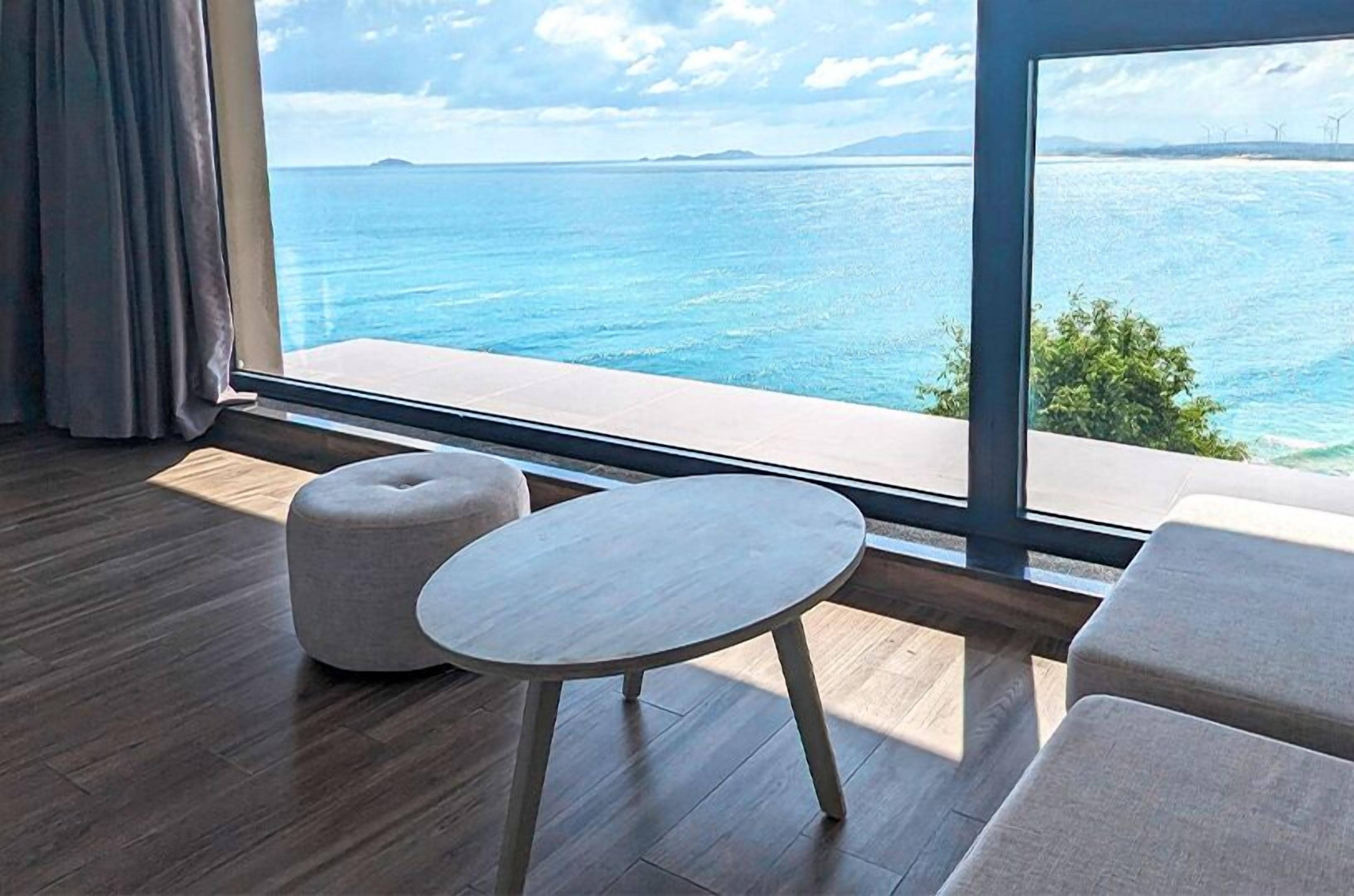 Quarto premier, vista para o oceano | Roupas de cama premium, camas Select Comfort, frigobar, escrivaninha