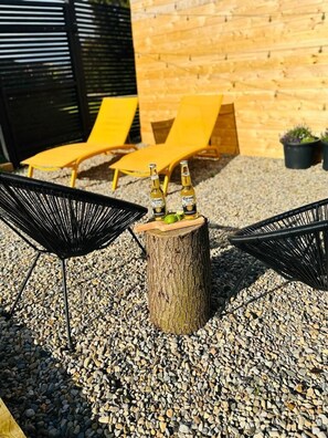 Apartamento superluxo, suíte (Private Hot Tub) | Jardim