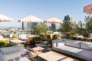 Terraço no piso superior