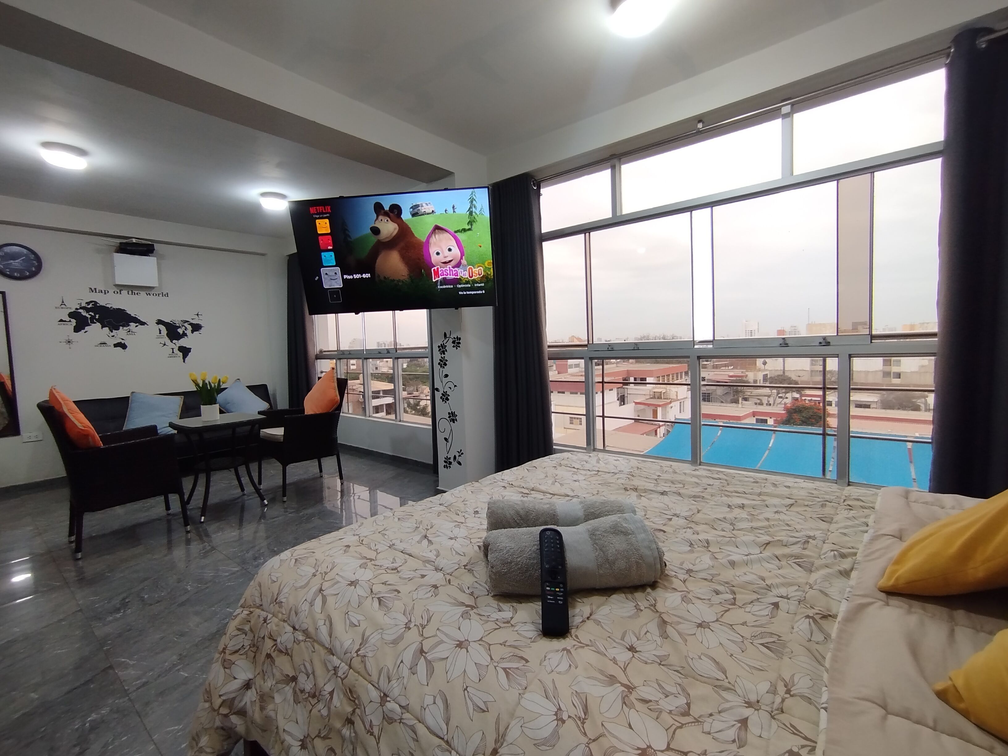 Apartamento Familiar, 2 quartos, cozinha | Roupa de alta qualidade, edredões de penas, camas de colchão pillowtop 