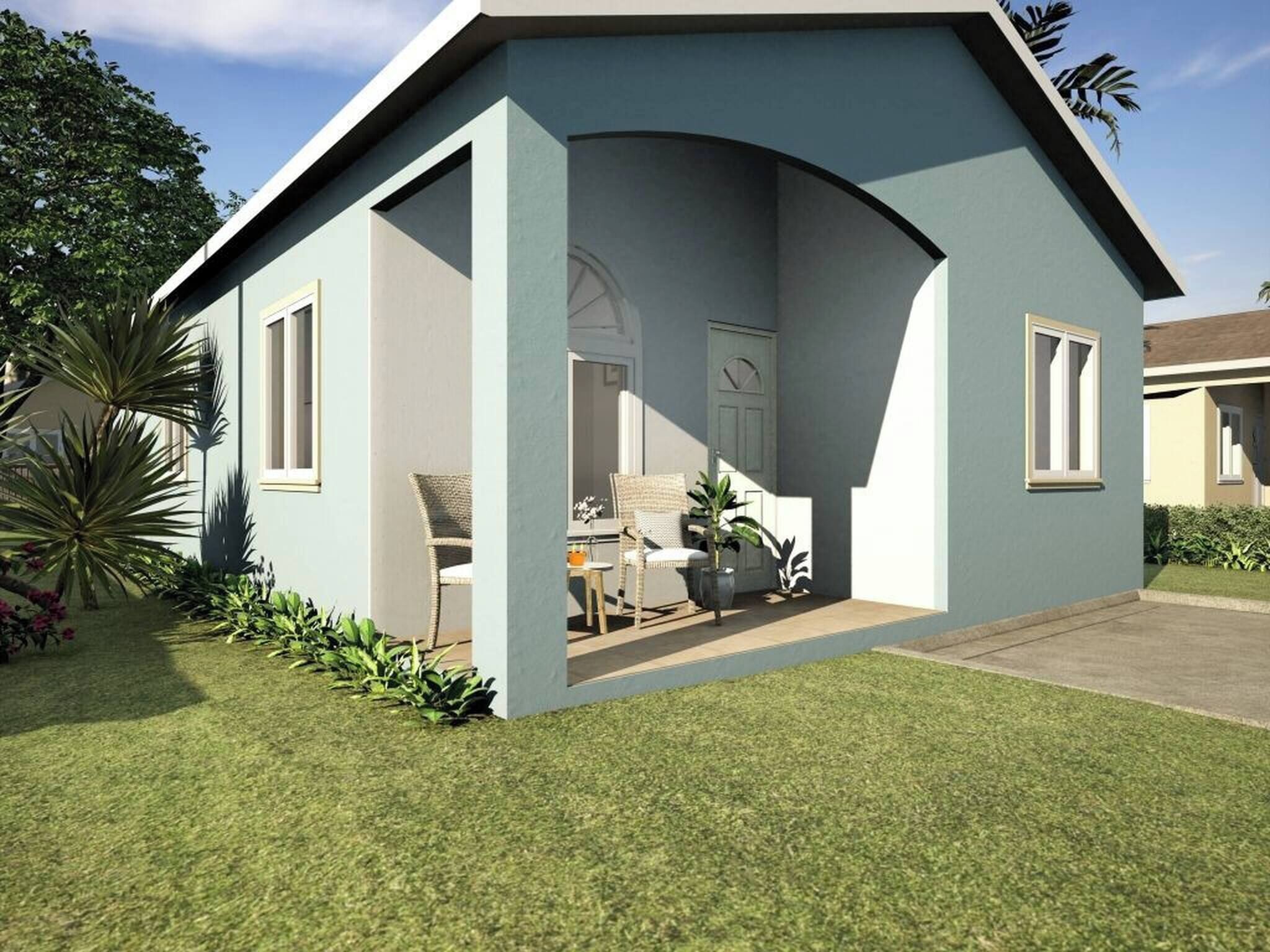 Bungalow, 2 quartos, pátio, vista para a montanha | Exterior