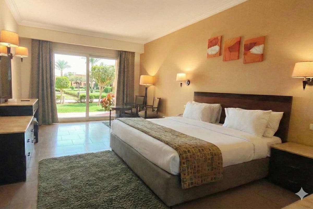 Quarto Duplo Standard, vista para o jardim | Vista para o jardim