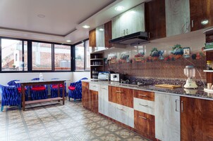 Espaço de cozinha compartilhada