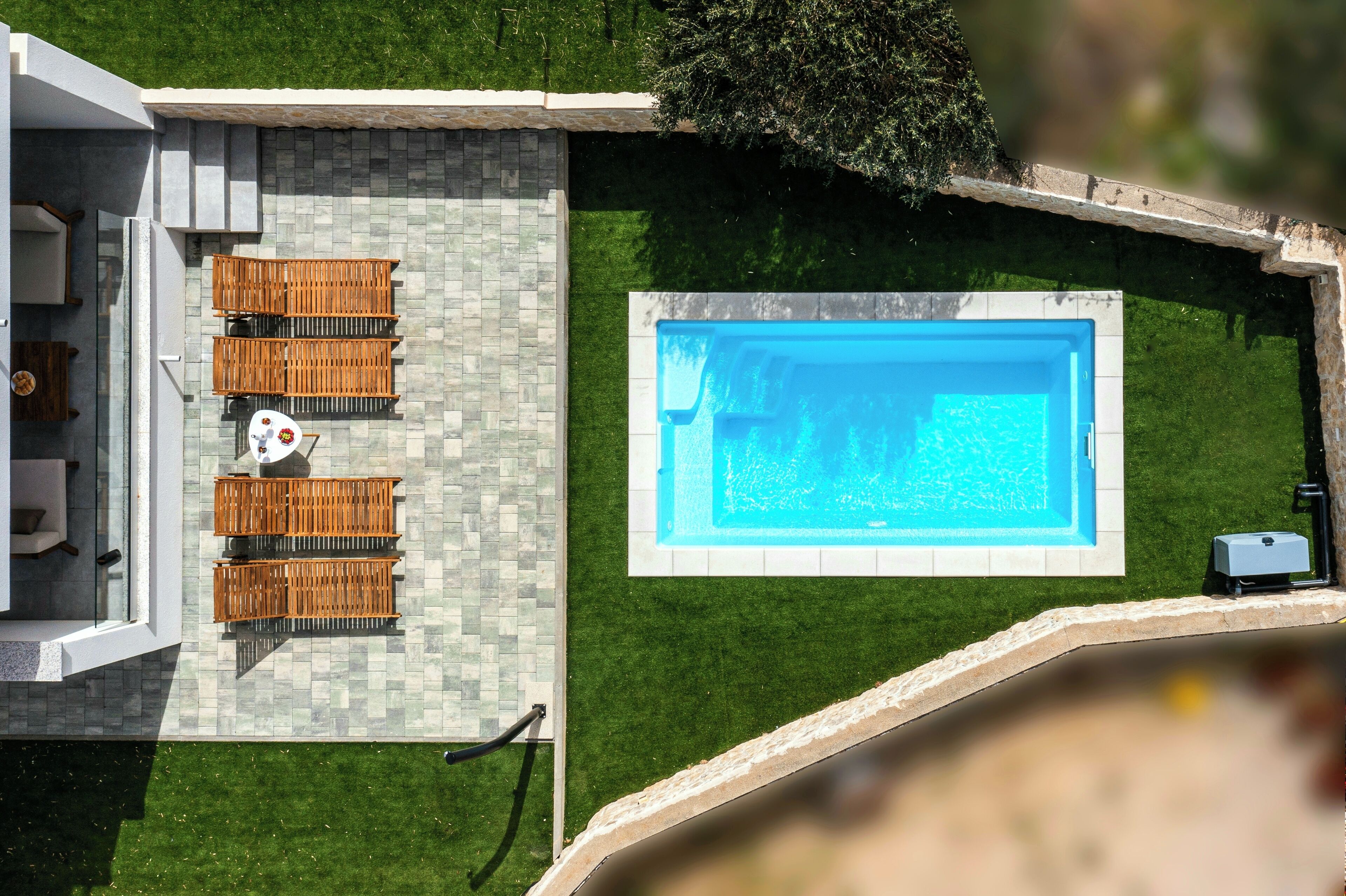 Apartamento luxo, 2 quartos, piscina particular | Terraço/pátio