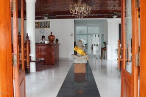 Entrada do alojamento