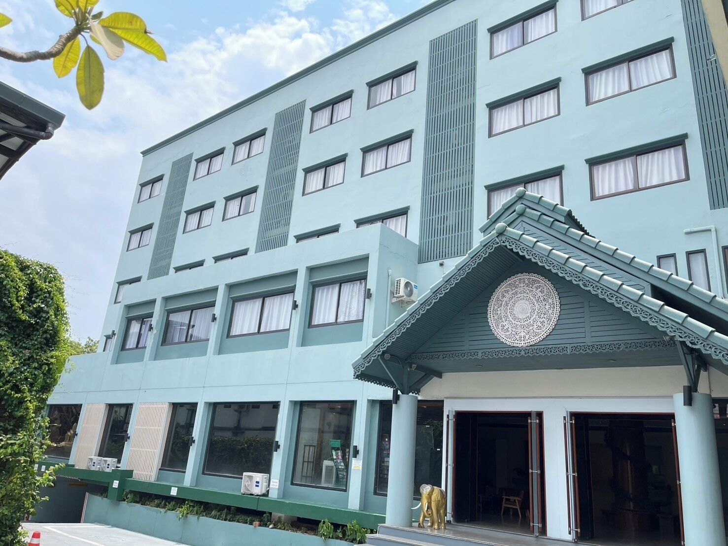 Fachada da propriedade