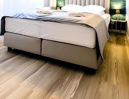 Apartamento Deluxe, 2 quartos, vista para o mar | Lençóis de algodão egípcio, roupa de alta qualidade 