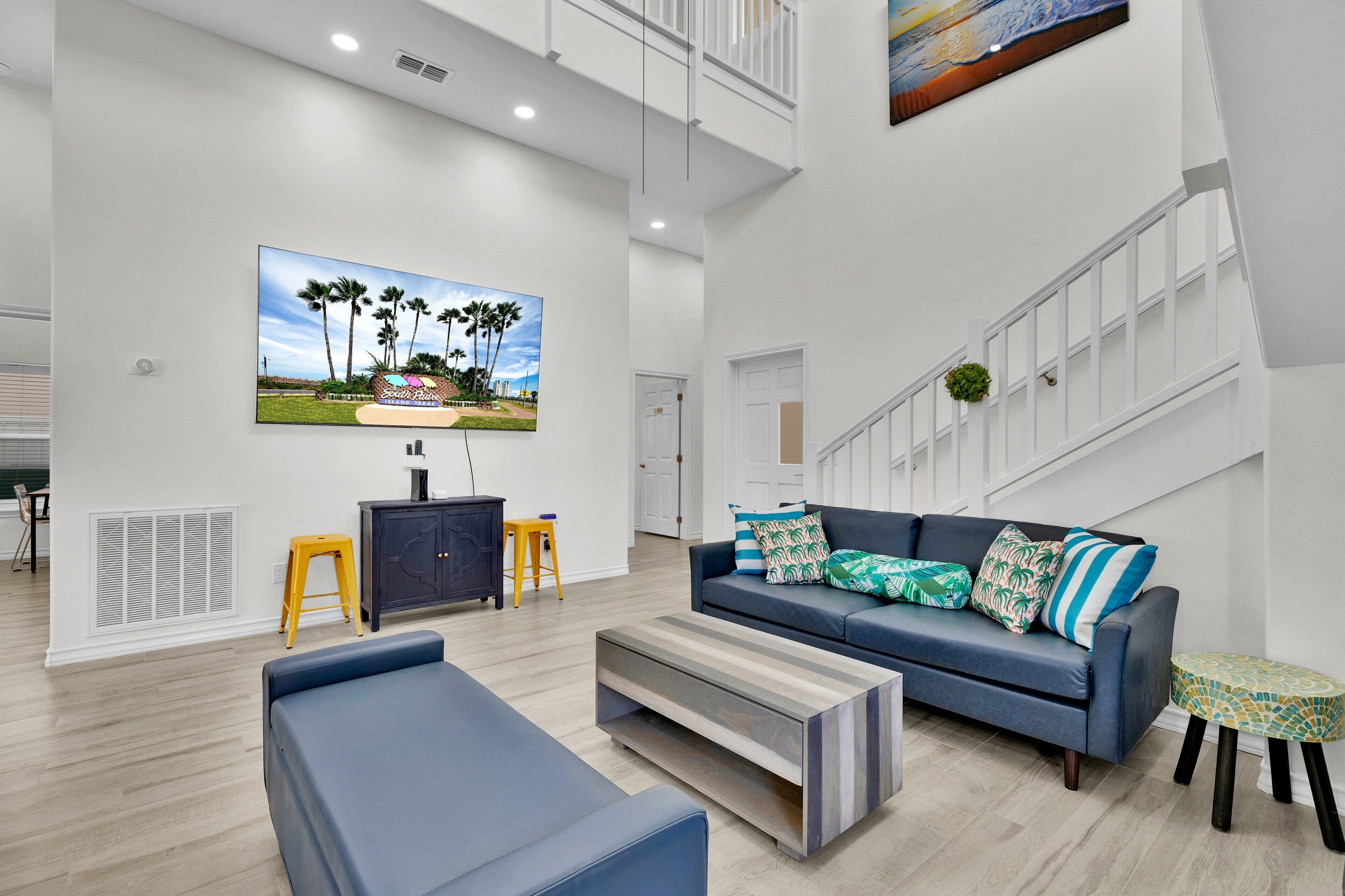 New Build! Direct Beach Access/rooftop 360 View/indoor Bball Court/10 En-suite/heated Pool & Hottub! - South Padre Island
