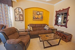 Villa, 4 quartos, fumadores, piscina privativa | Terrenos do alojamento