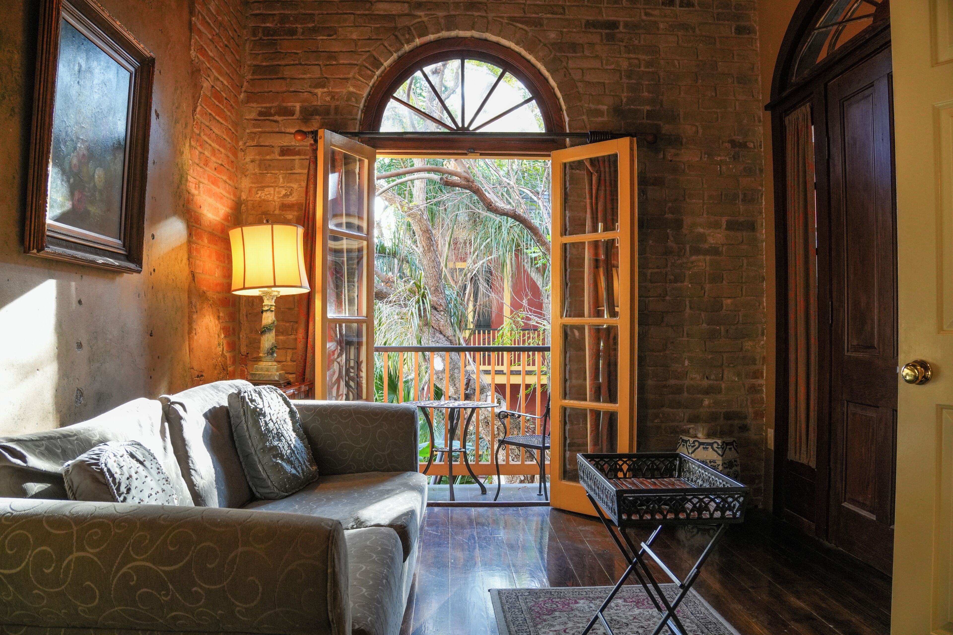 Suíte estúdio superior, 1 cama King, vista para a cidade | Vista da sacada