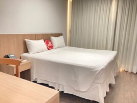Quarto casal standard | Frigobar, escrivaninha, Wi-Fi de cortesia, roupa de cama