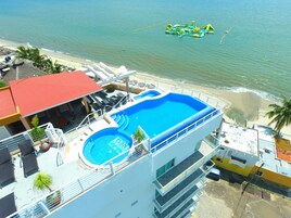 Vista para a praia ou o mar