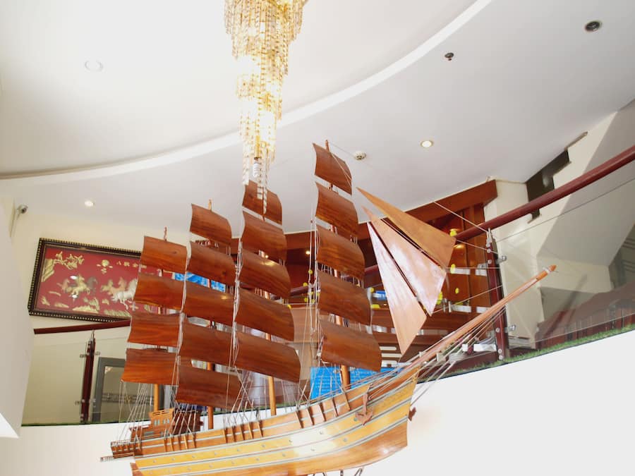 Detalhe da parte interna