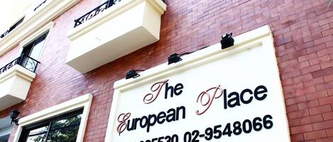 Espaço exterior para banquetes