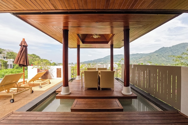Villa 2 Bedrooms, Private Pool, Ocean View | Terraço/pátio